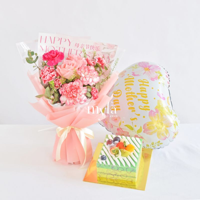 Adeline Pandan Cake Bundle | Mother's Day Special Bundle Gift Delivery – myfa gift.com