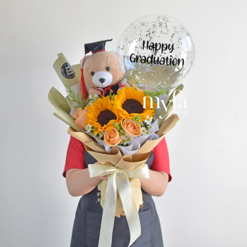 Bradford| Graduation Bouquet| Graduation Gift Delivery – myfa gift.com