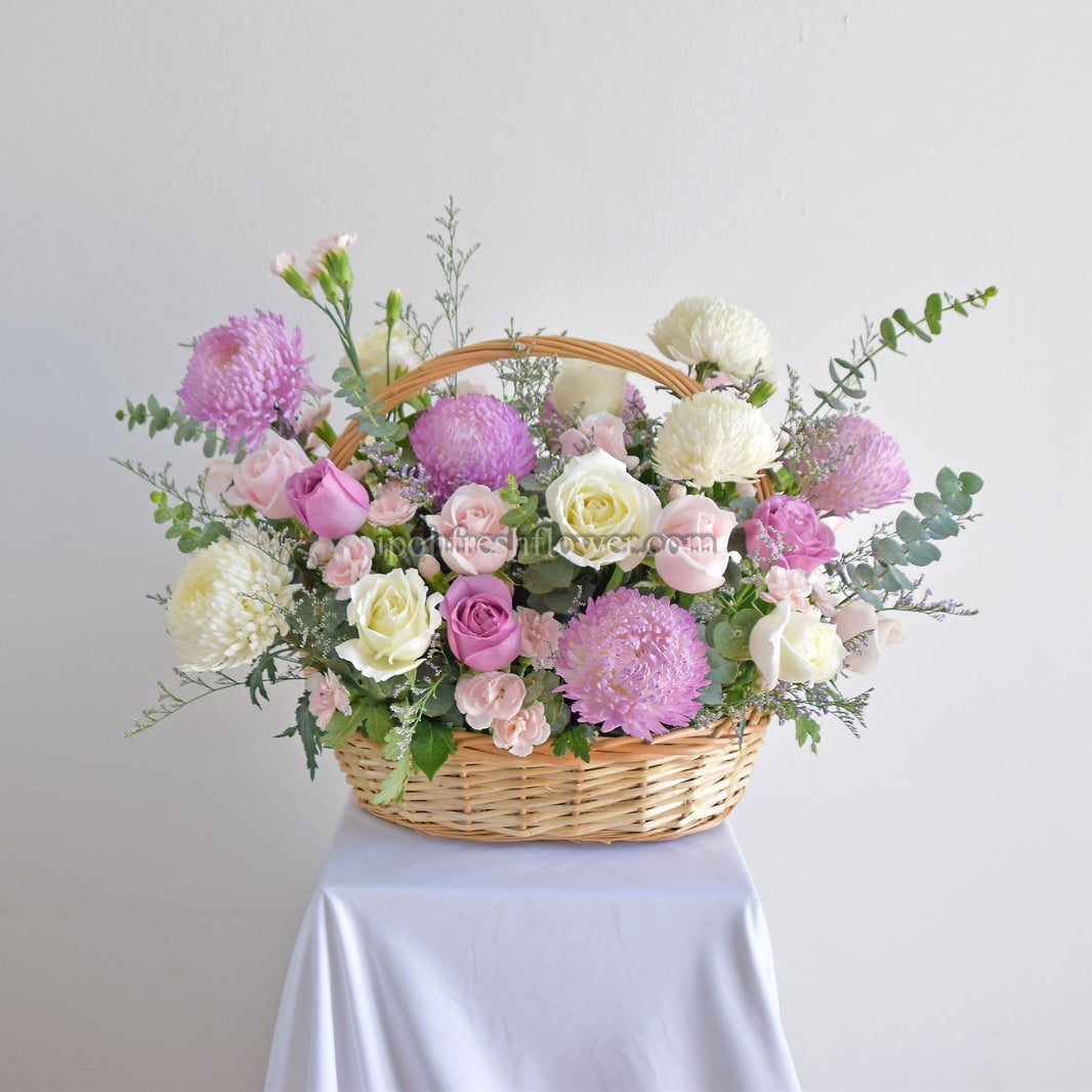 Fresh Flower Baskets| Same Day Delivery Taiping – myfa gift.com